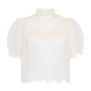 LISA THE LABEL Romanticism Reborn Cloud Puff Blouse