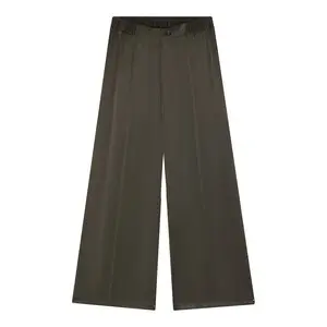 THE SUMMER EDIT Lexi Silk Trousers - Green