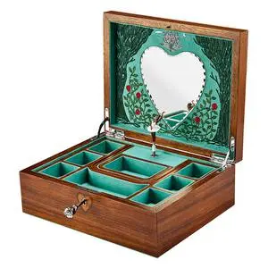 Wolf Ballet Musical Sleeping Beauty Jewellery Box - Brown
