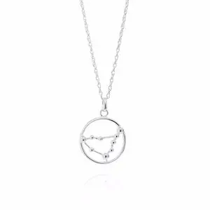 YASMIN EVERLEY JEWELLERY Capricorn Astrology Necklace - Silver