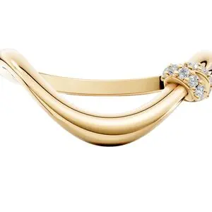 AYA FINE JEWELRY Aya Fine Jewelry 10K Yellow Gold Lab Grown Diamond Sculptural Wrap Ring