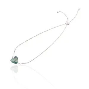 BIO-TRIMMINGS Heart Adjustable Bracelet - Blue