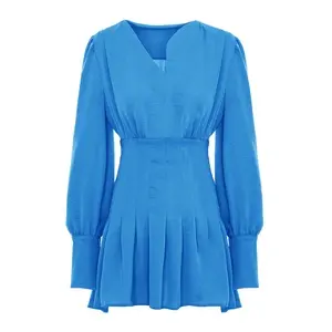 Bluzat Draped Dresses