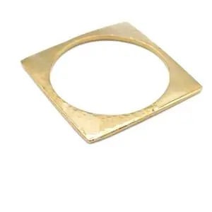 LALA SALAMA Imani Square Brass Bangle