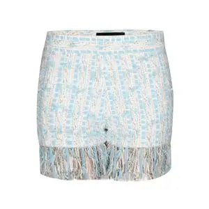 RUE AGTHONIS Tweed Shorts