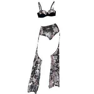 HARMONIA NY Discontrol Mirrored Chaps Set