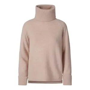 TIRILLM Chunky Turtleneck Pullover - Pink