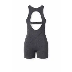 ALTRA VOLTA Ribbed Sculpt Open Back Jumpsuit