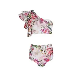 NUR KARAATA Begonia Bianca Bikini Set - White