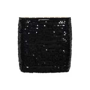 EGYPTIAN BLUE Sequin Mini Skirt