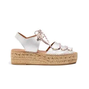 NAGUISA Cima Espadrille - Silver