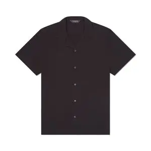 PLAYALUXE Saint Tropez Cabana Shirt - Black