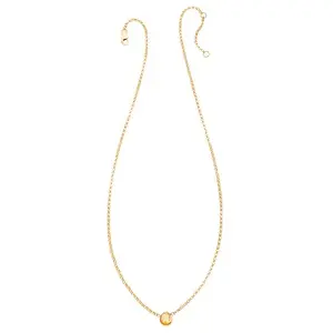 HEATHER HAWKINS Fourteen Karat Gold-filled Citrine Necklace - Yellow