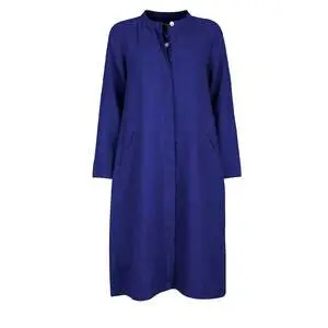 NOLOGO-CHIC Linen Coat Dress - Blue