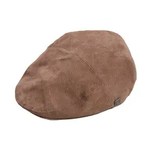 DASMARCA HATS Leather Cap By - Black