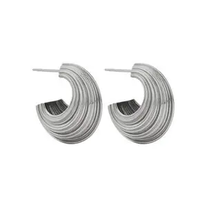 ZOË & MORGAN Rae Hoop Earrings - Silver