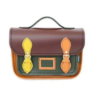 ZATCHELS Leather Midi Satchel - Black