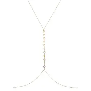 LYA SOUL JEWELRY Penelope Gemstone Body Chain - Gold