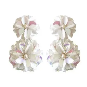 PINAR OZEVLAT Blossom Drop Earrings - Yellow
