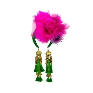 JULIA CLANCEY Kelly Hottie Flower Bloom Band - Green