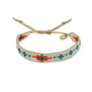 MILOU JEWELRY Molly Beaded Bracelet - Orange