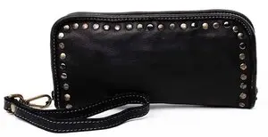 BOLSA NOVA HANDBAGS Sofia Zip Around Wallet - Black