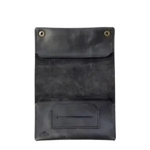 ROARCRAFT Leather Tobacco Pouch - Grey