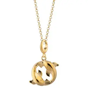 LILY CHARMED Plated Koi Fish Charm Necklace - Gold