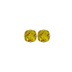 VICKISARGE The Large Stud In Platinum Yellow