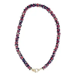 TAYLOR REESE Beaded Necklace - Black/red