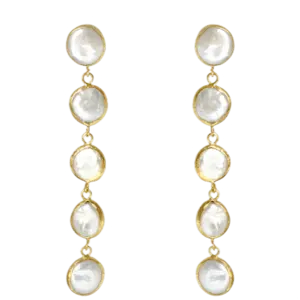 LAURA GRAY Freshwater Pearl Dangle Earrings