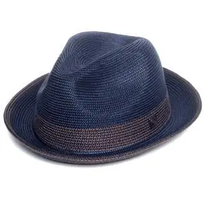 DASMARCA HATS Florence Crushable Fedora - Blue