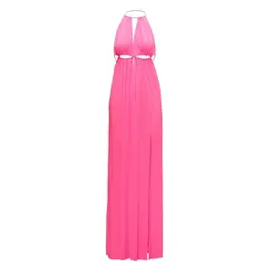 NISSA Embellished Backless Maxi Dress