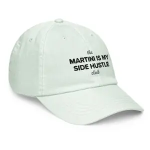 ANCHOR & CREW Martini Is My Side Hustle Club Chino Cap Green
