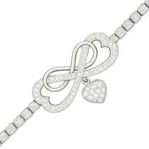 MAISON DE GALA Infinity Amour Bracelet - Silver