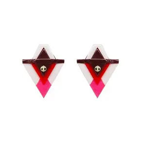 GISSA BICALHO Gissa Bicalho Kuntur P Acrylic Earrings Pink