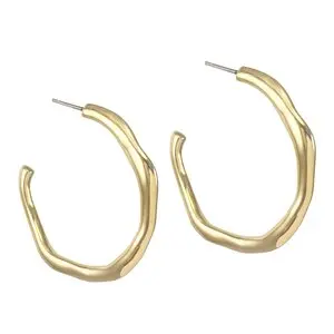 BIKO Rio Large Hoop Earrings - Gold