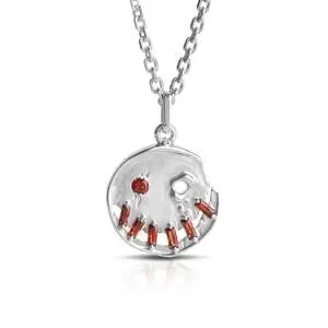 KASUN LONDON January Garnet Necklace
