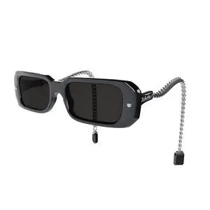 SABATINO Downlow Rectangle Sunglasses - Black