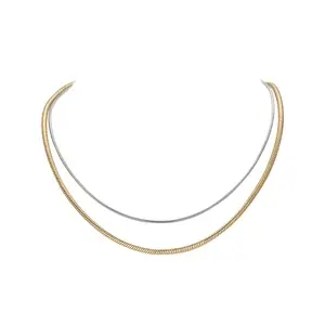 RETRO CHIC Colosseum Necklace - Gold/silver