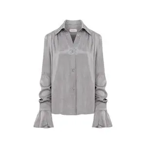 MANDRAGORA Buttoned Blouse Celia - Grey