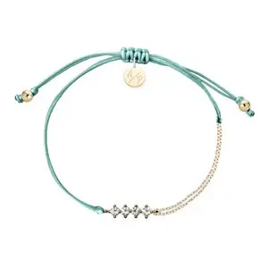 ADRIANA PAPPAS DESIGNS Cz Crystal Bar Bracelet - Blue