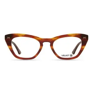 VELVET EYEWEAR Cat Eye Optical Glasses - Brown