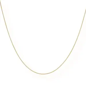 DIVINE ARIA Marie Thin Classic Snake Chain Necklace - Gold