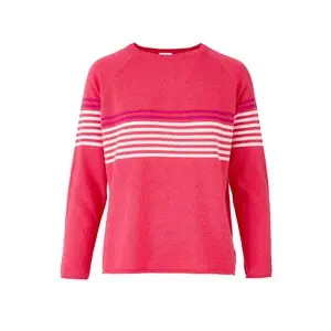 AT LAST... Striped Cashmere Blend Sweater