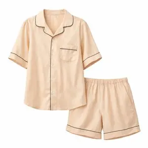 MARSHMELLOW FABRICS Pyjama- Orange & Stripes - Yellow