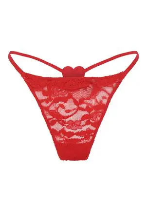 WILD LOVERS LONDON Amia Thong - Red