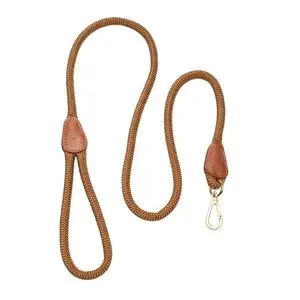 Zoë Pet Atelier Paracord Loop Leash - Brown