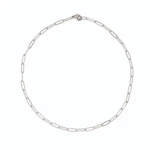 A WEATHERED PENNY Silver Cable Chain Necklace