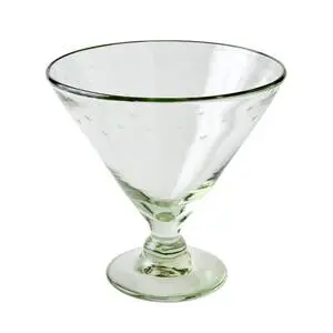HALF PAST SEVEN Starry Night Footed Dish — Clear - White